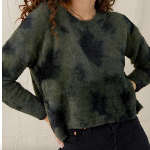 Bella Dahl | Sweaters | Bella Dahl Olive And Black Multi Sweater Sz Med ...